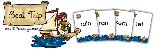 Boat Trip: Vowel Team Card Games [KL101] - $18.00 : Kendore Learning ...